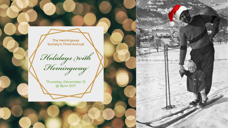 Hemingway Society Webinars & Virtual Parties | The Hemingway Society